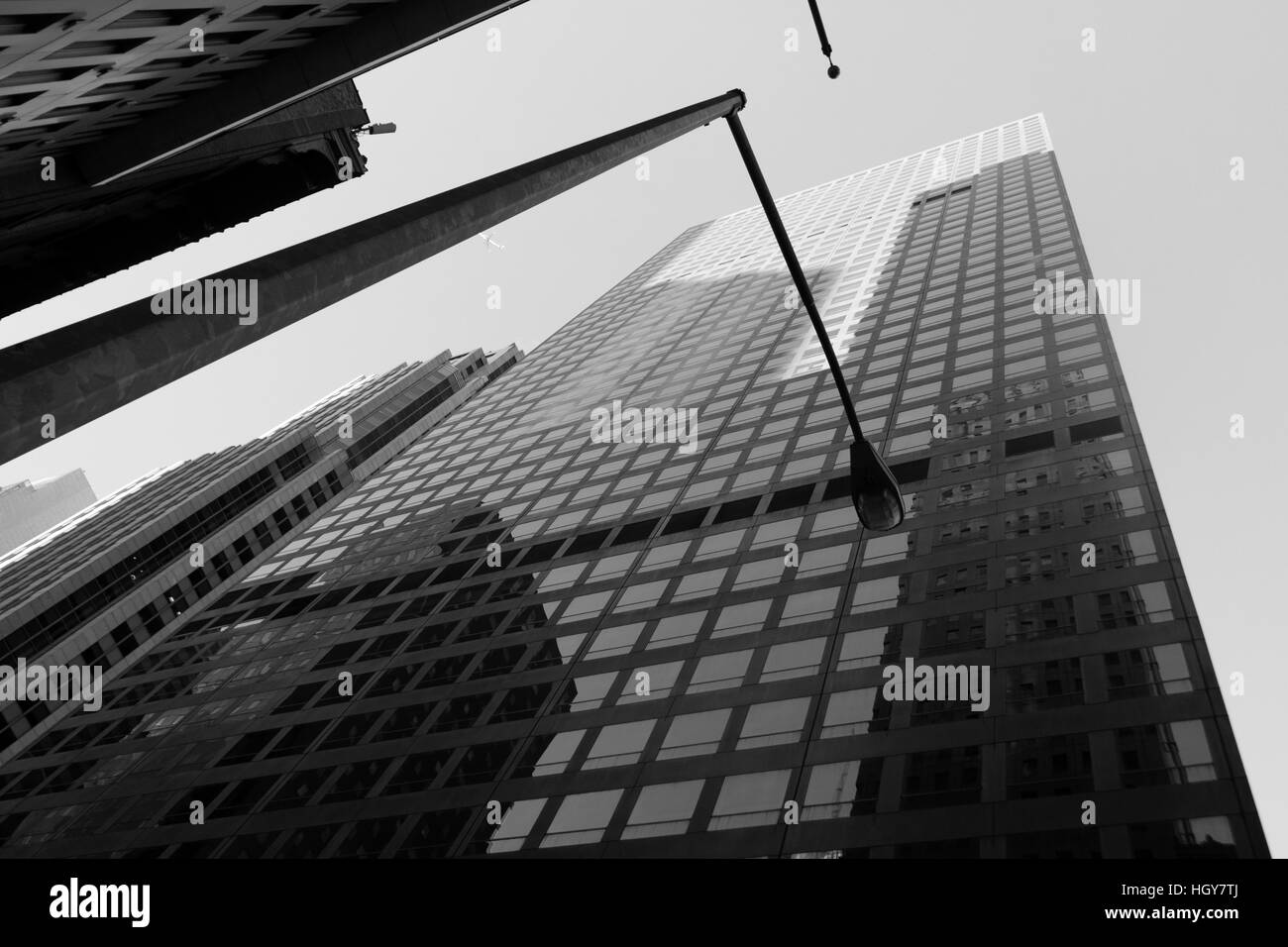 Beautiful Buildings in Manhattan, New York, bottom view for wallpapers ...