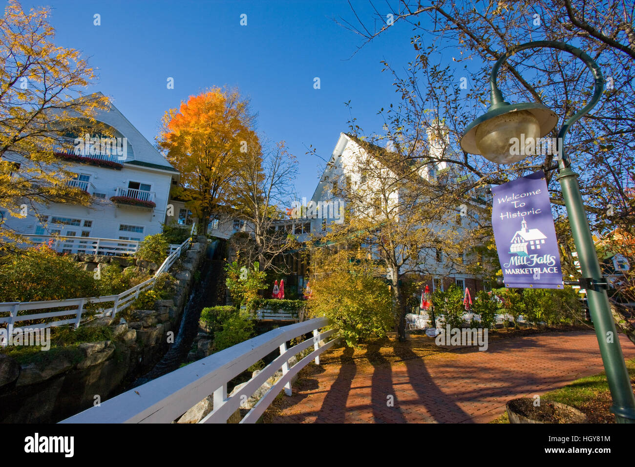 The Inn at Mill Falls and Mill Falls Marketplace in Meredith, New ...