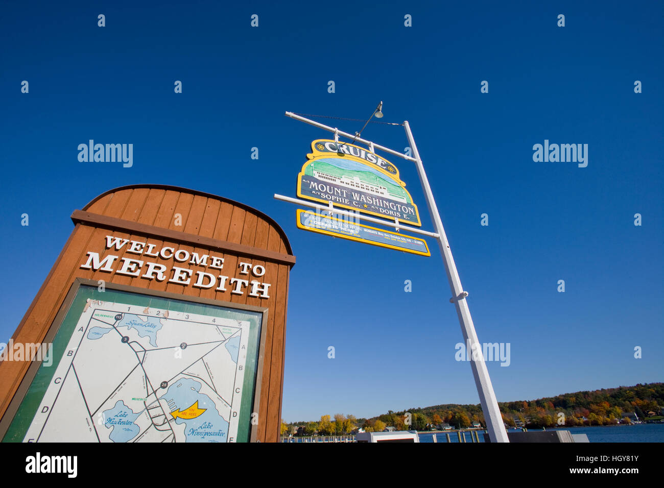 Meredith, New Hampshire Stock Photo - Alamy