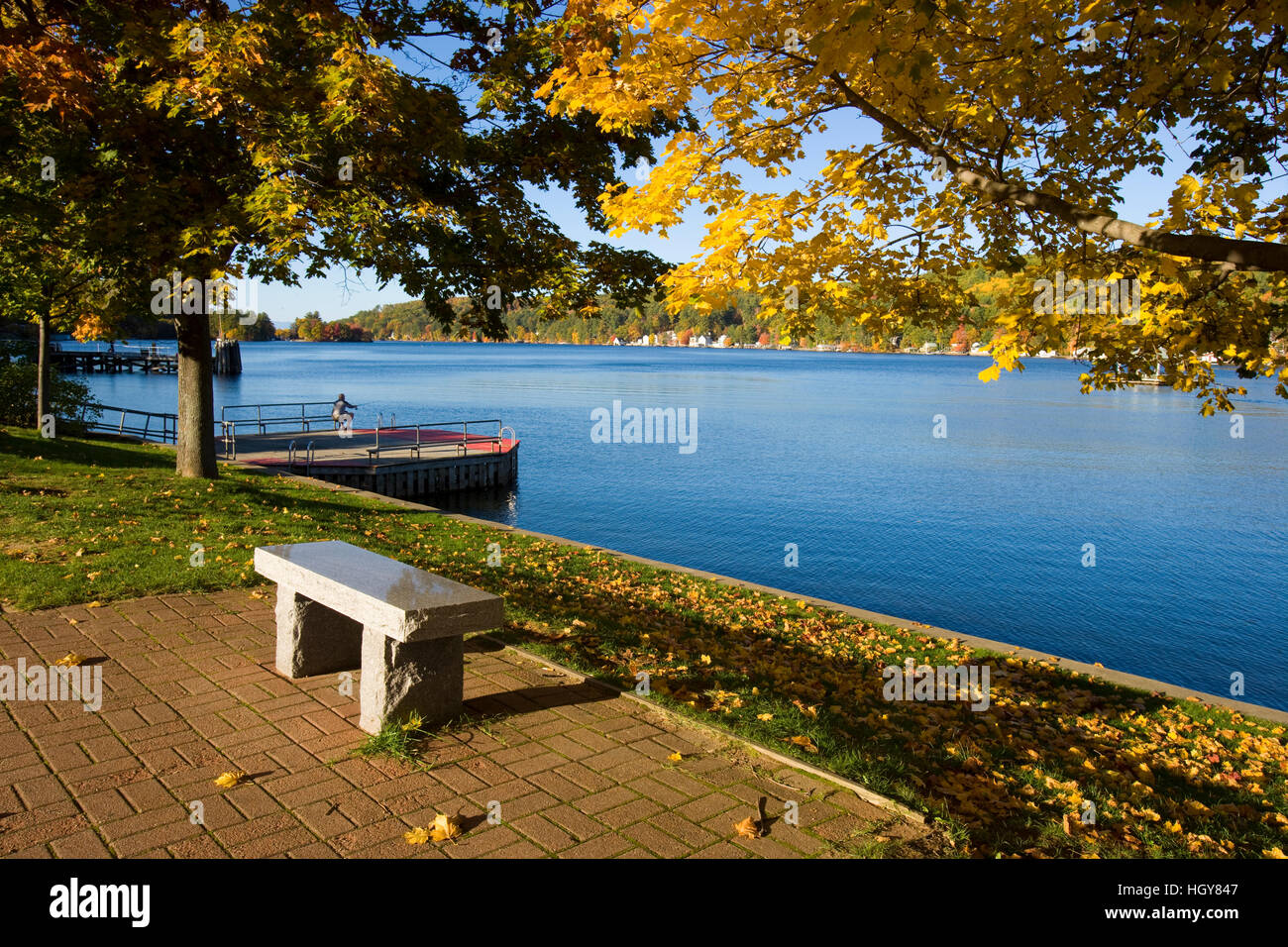 Alton Bay, New Hampshire Stock Photo - Alamy