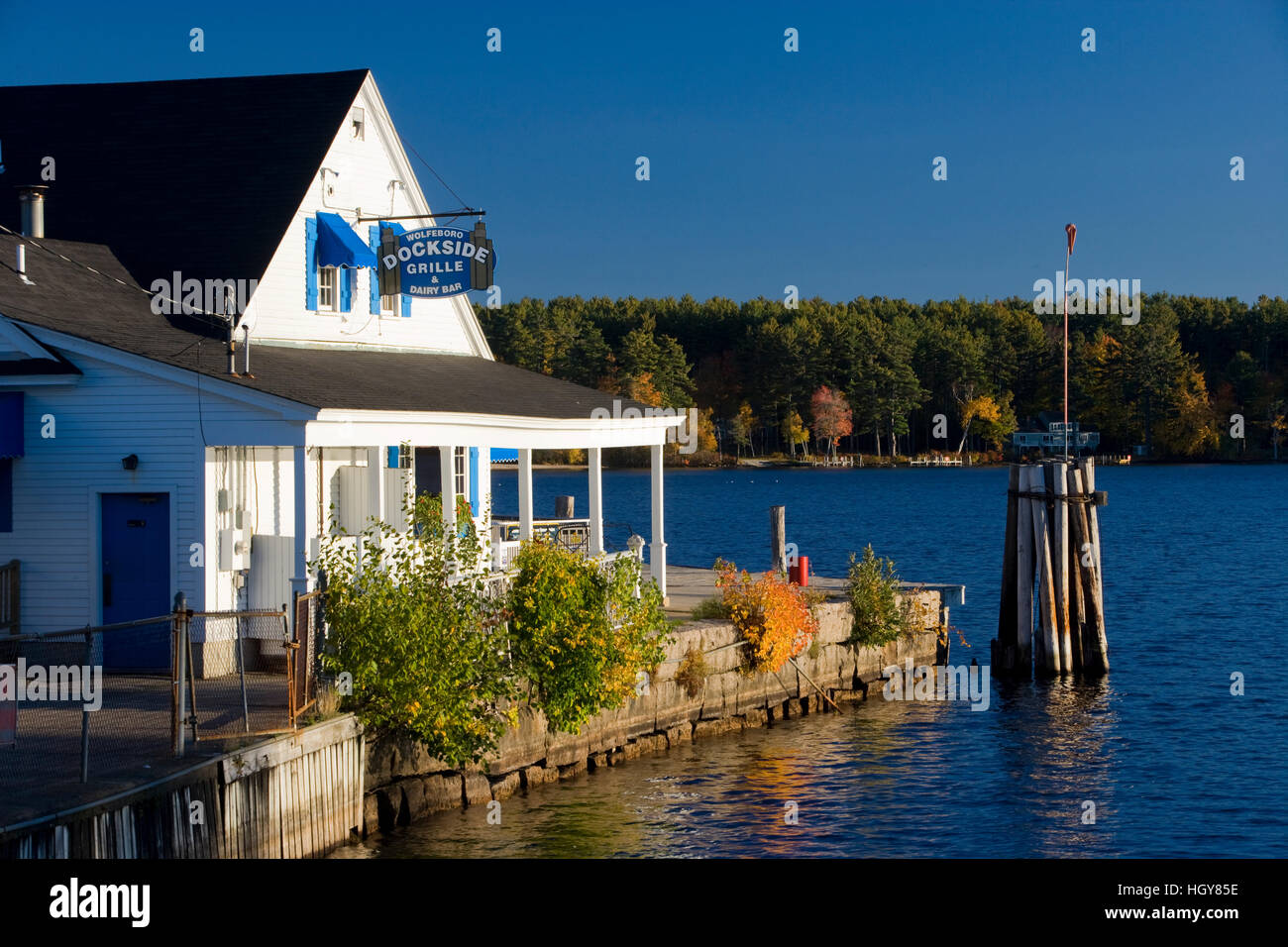 Wolfeboro Dockside Grille on Lake Winnipesauke in Wolfeboro, New ...