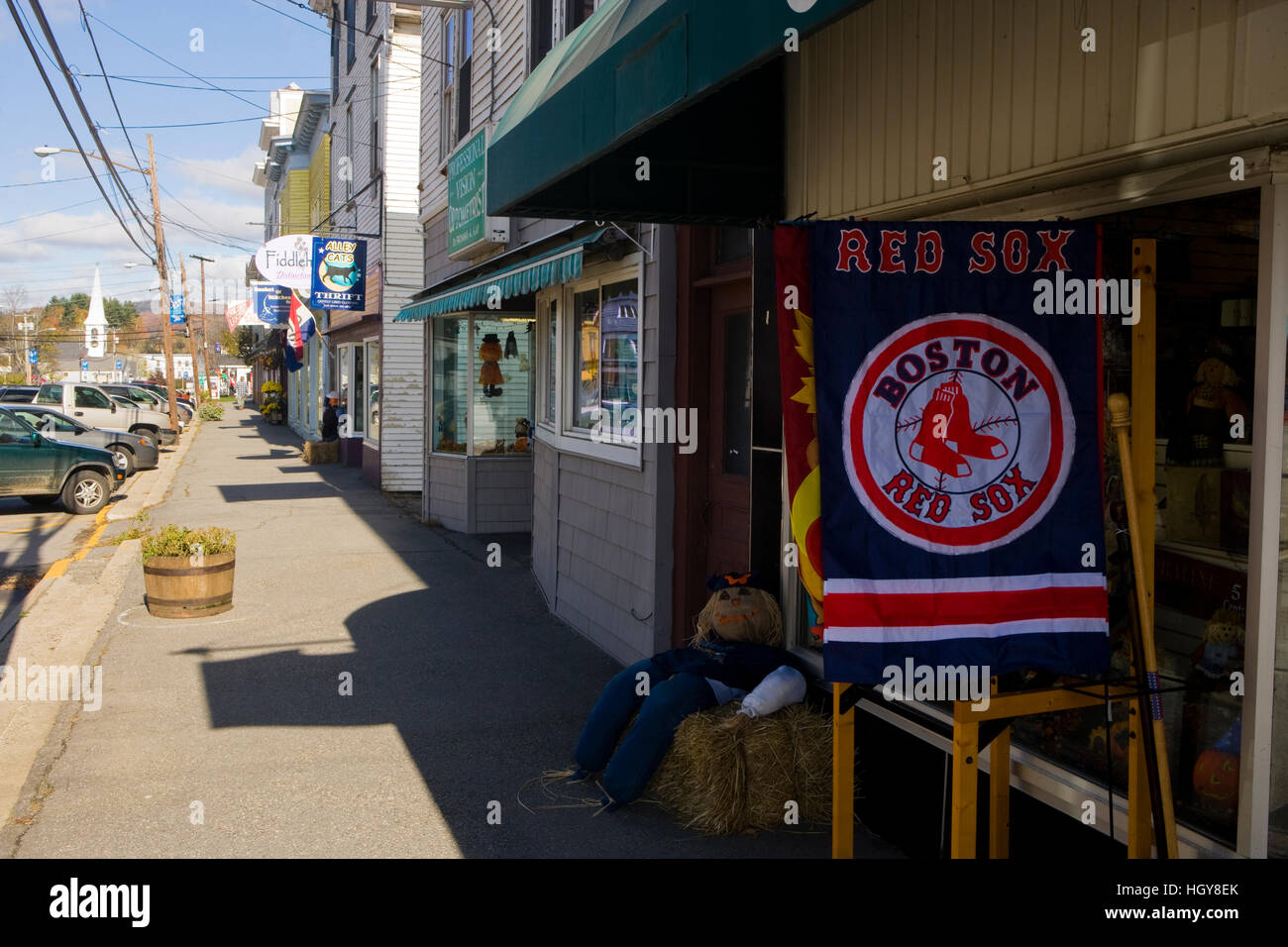 A street scene in Colebrook, New Hampshire Stock Photo - Alamy