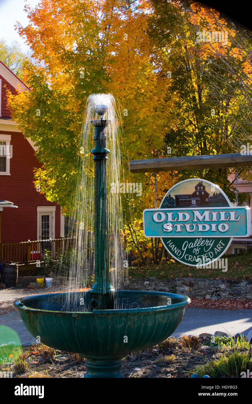Old Mill art gallery in Whitefield, New Hampshire Stock Photo - Alamy