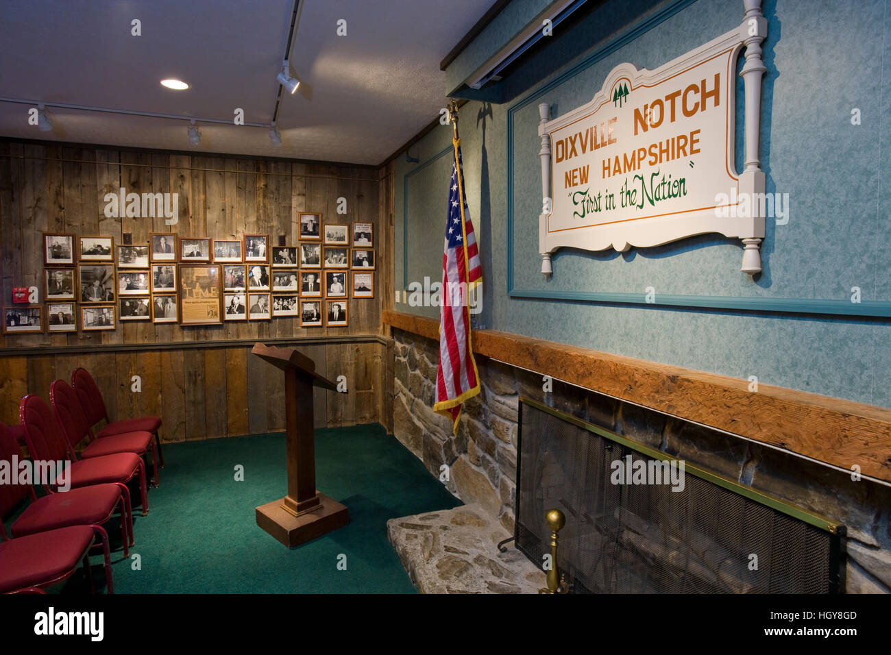 The Ballot Room at the Balsams Resort in Dixville Notch, New Hampshire ...