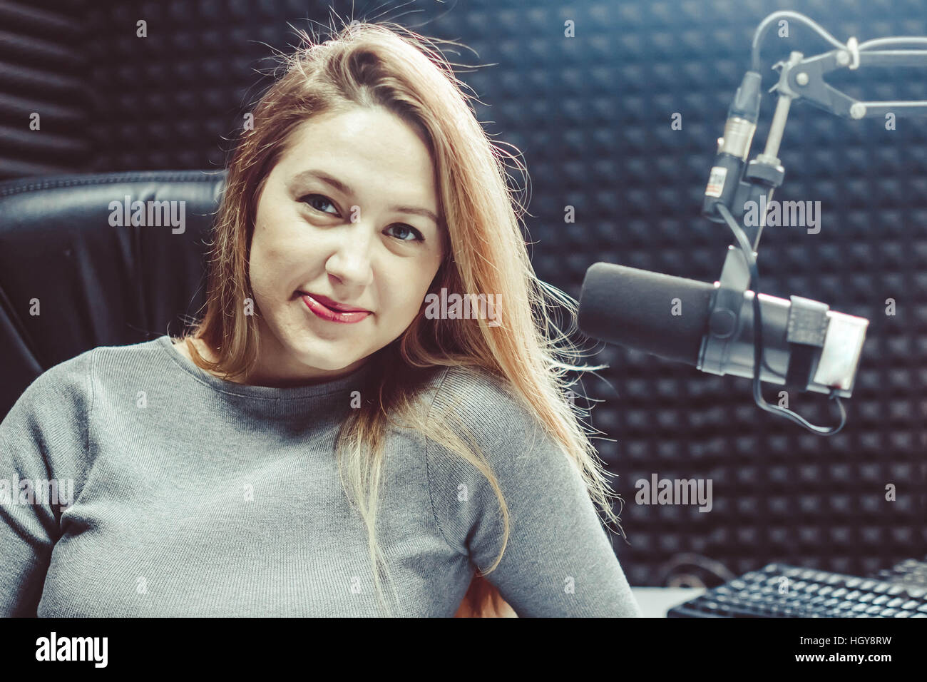 Tv presenter apprentice hi-res stock photography and images - Alamy