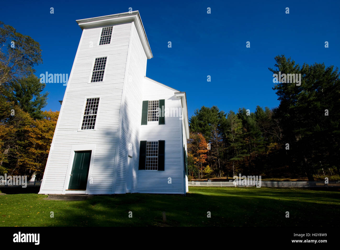 Trinity Church in Cornish, New Hampshire. Originally constructed in ...