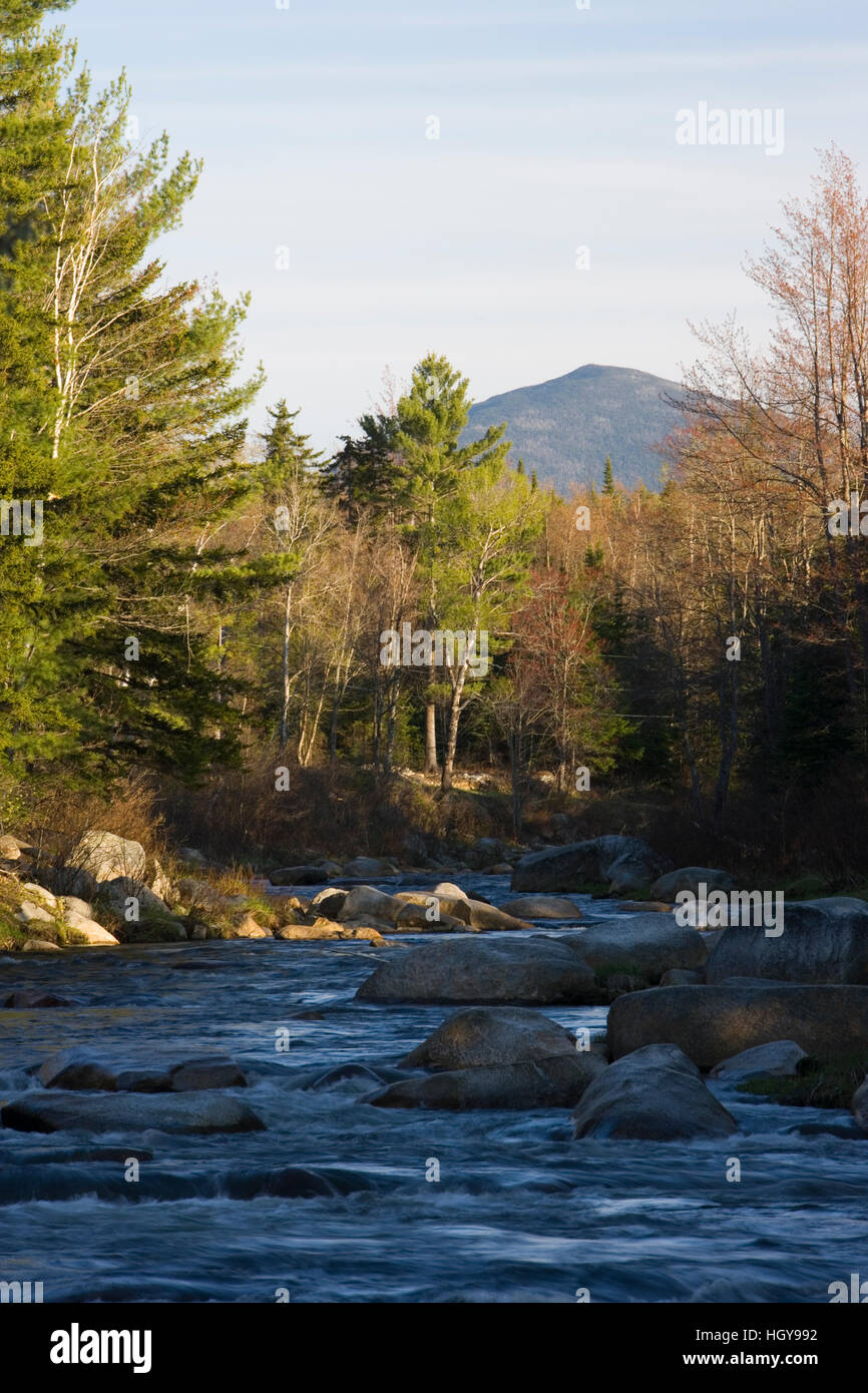 The Ammonoosuc River in New Hampshire's White Mountains. Bethlehem, New ...
