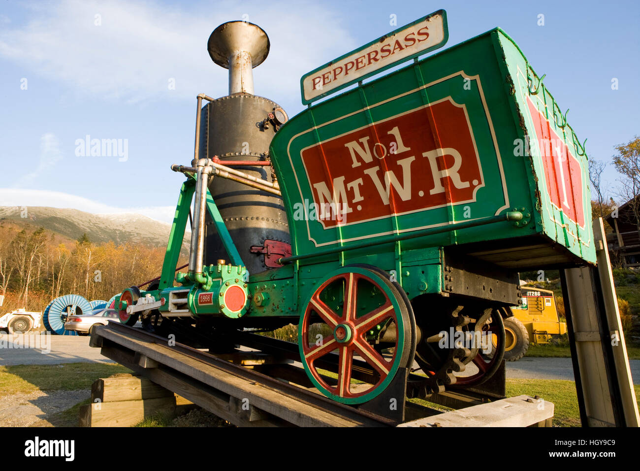 Old engine from cog railroad hi-res stock photography and images - Alamy