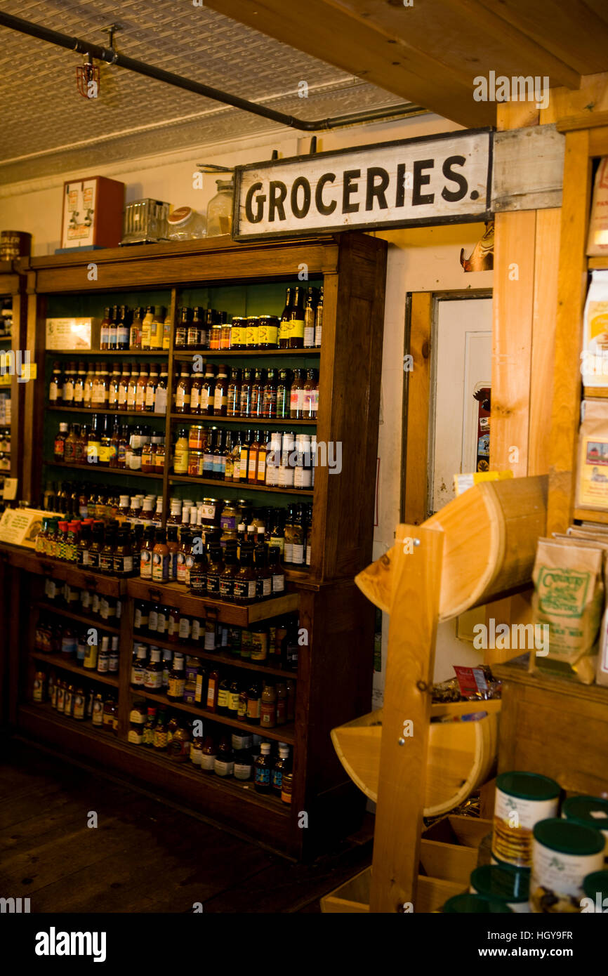 Inside Zeb's Country Store in North Conway, New Hampshire Stock Photo ...