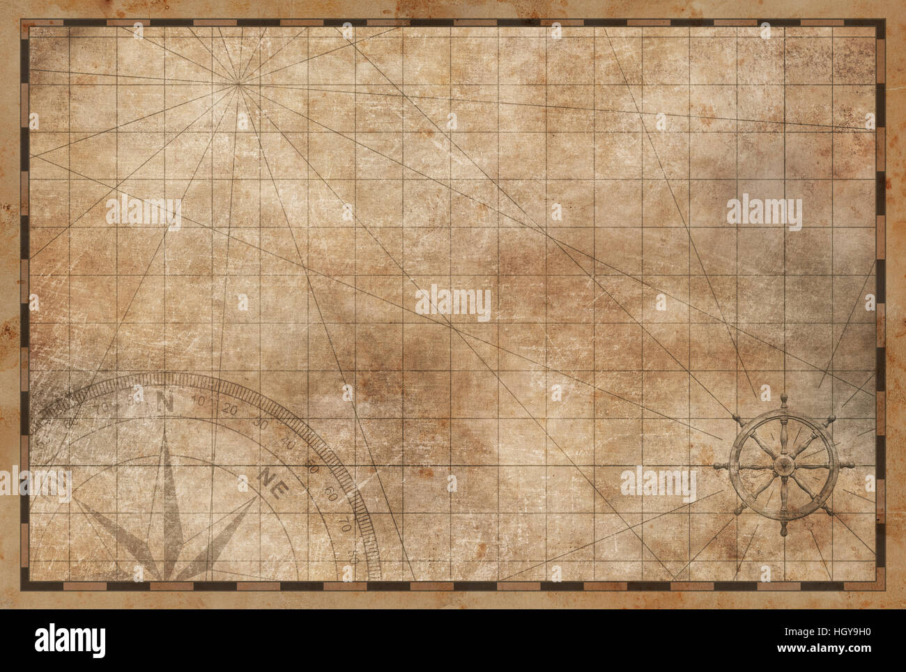 old vintage map background Stock Photo - Alamy