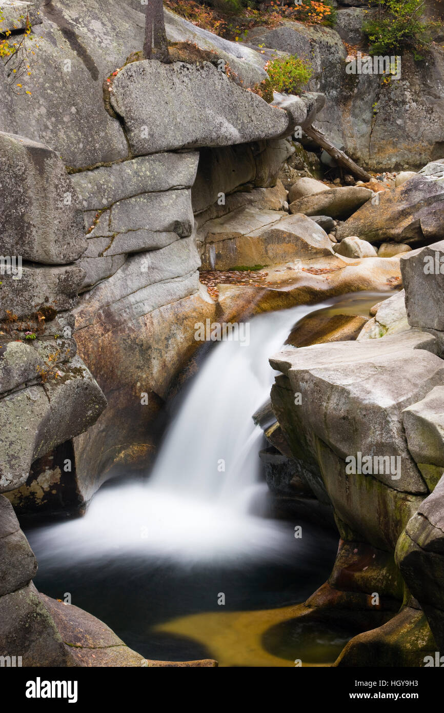Upper Falls on the Ammonoosuc River in New Hampshire's White Mountains ...