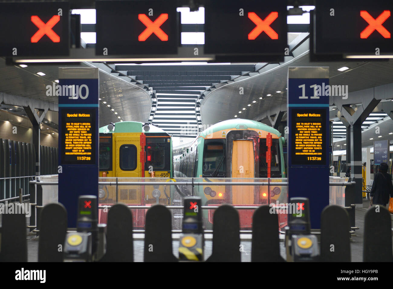 ASLEF union train drivers strike causes train cancellations at London ...