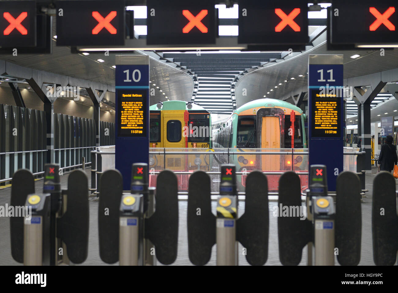 ASLEF union train drivers strike causes train cancellations at London ...