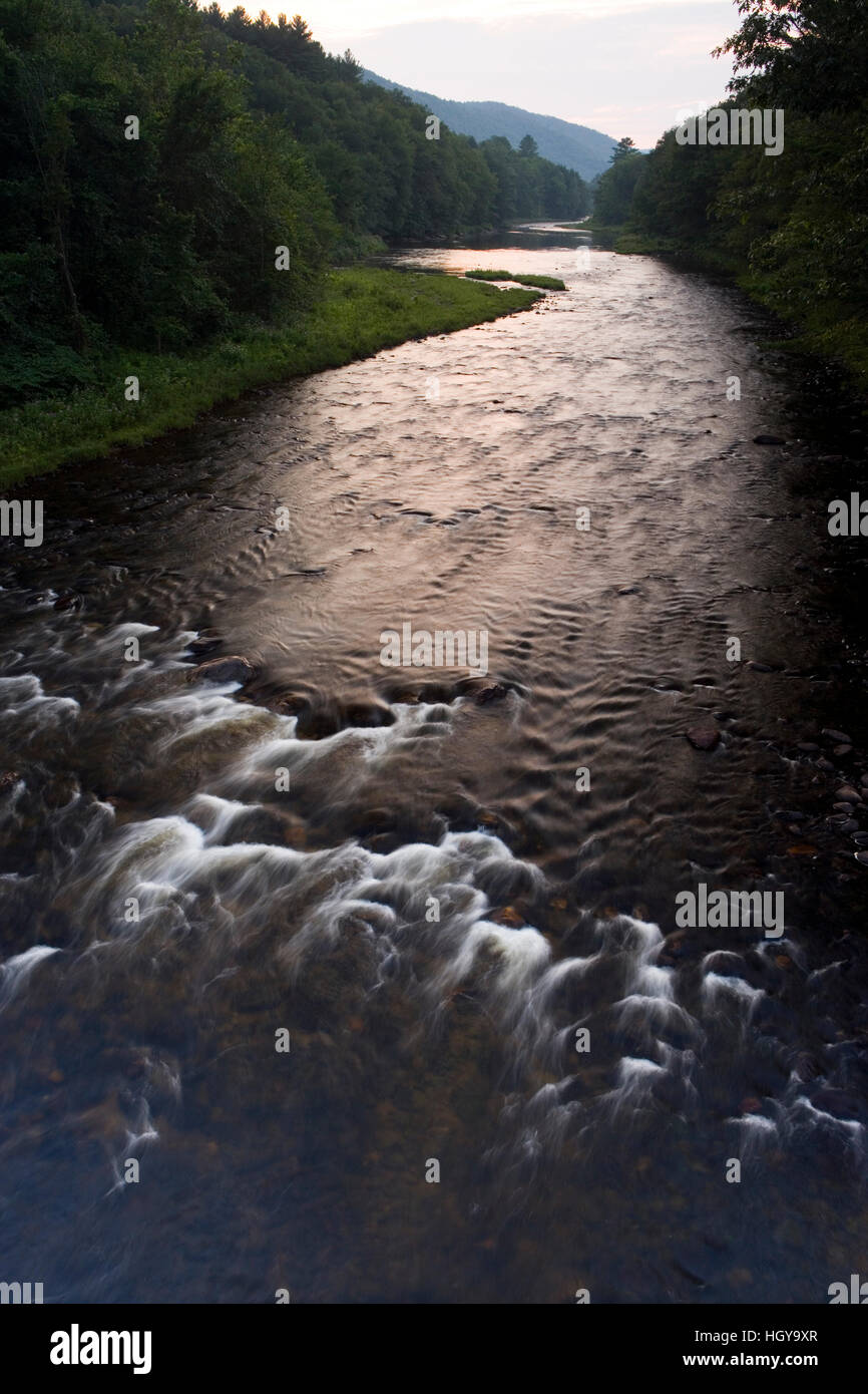 The West River in Jamaica, Vermont. Connecticut River Tributary Stock ...