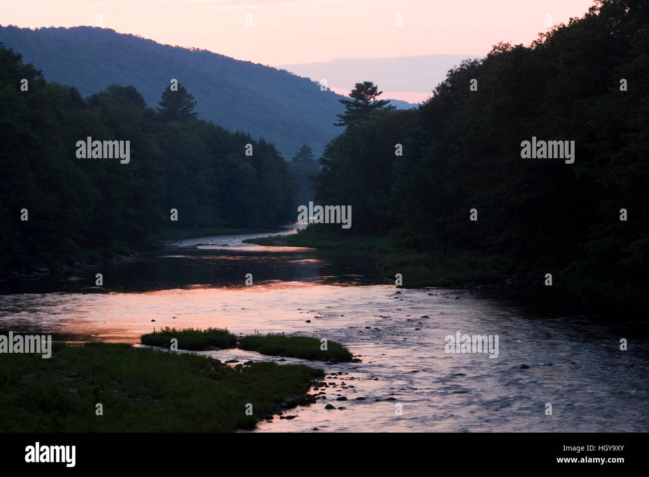 The West River in Jamaica, Vermont. Connecticut River Tributary. After ...
