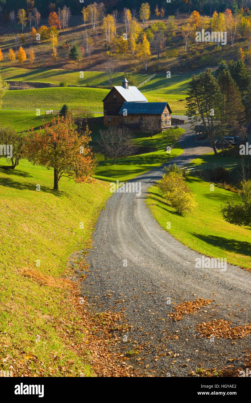 A rural Vermont scene in Pomfret, Vermont Stock Photo - Alamy