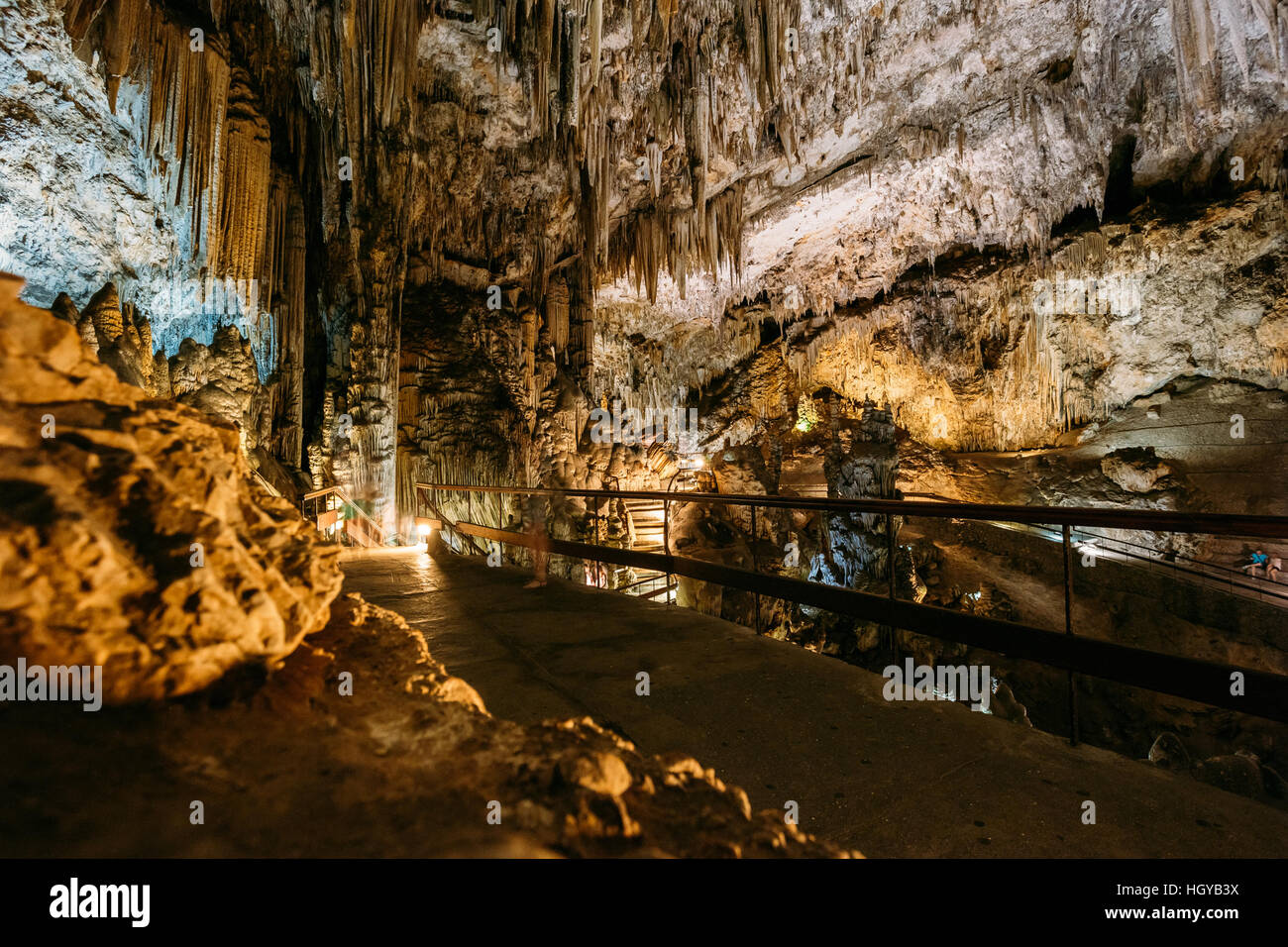 Cuevas De Nerja - Caves In Spain. Famous Natural Landmark Stock Photo - Alamy