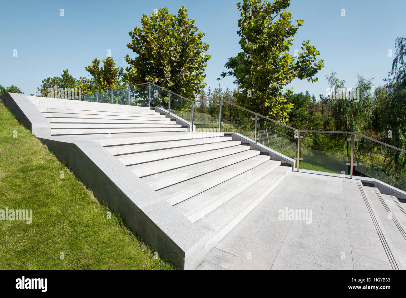 Charming scenery in a park Stock Photo - Alamy