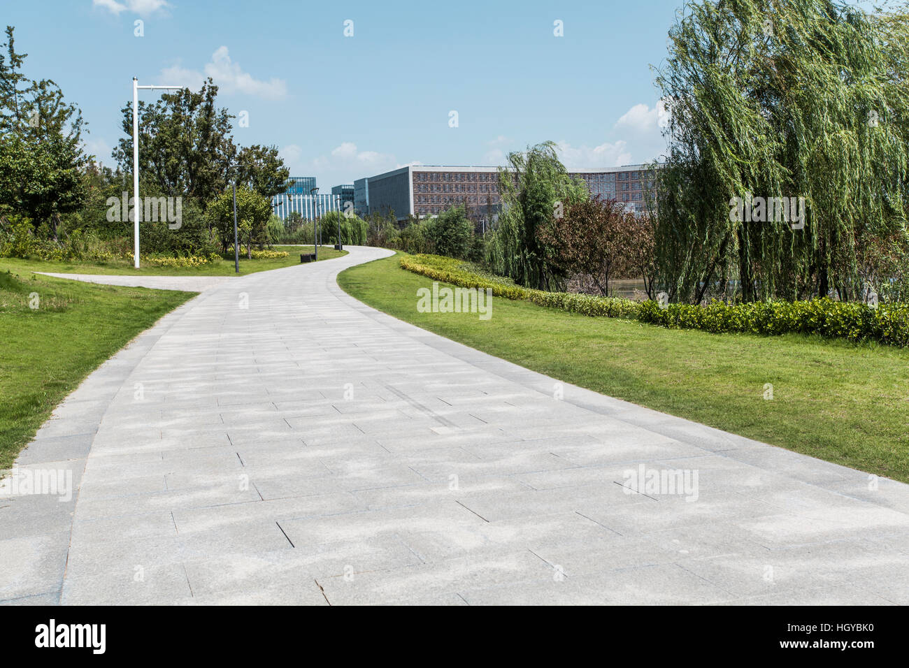 Charming scenery in a park Stock Photo - Alamy