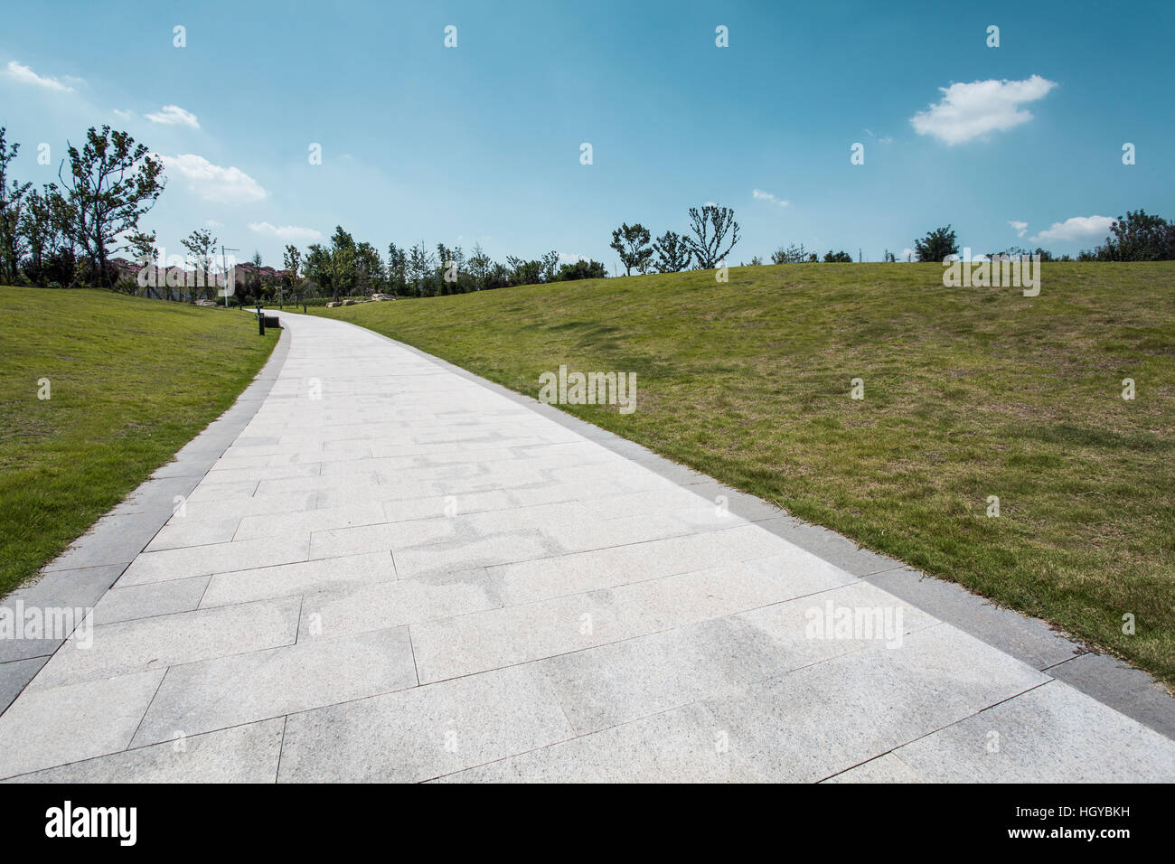 Charming scenery in a park Stock Photo - Alamy