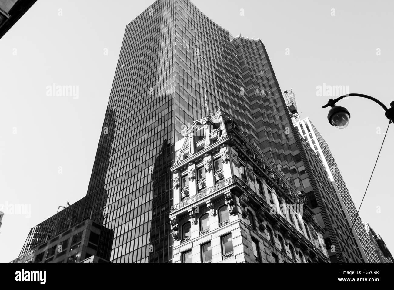 Beautiful Buildings in Manhattan, New York, bottom view for wallpapers ...