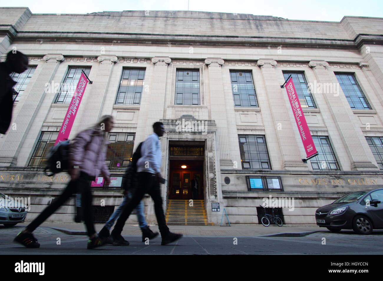 Exterior of the Central Library incorporating Graves Art Gallery ...
