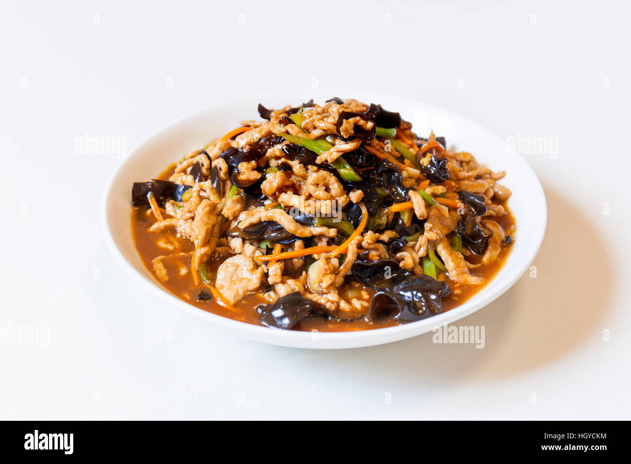 Yu-shiang shredded pork Stock Photo - Alamy