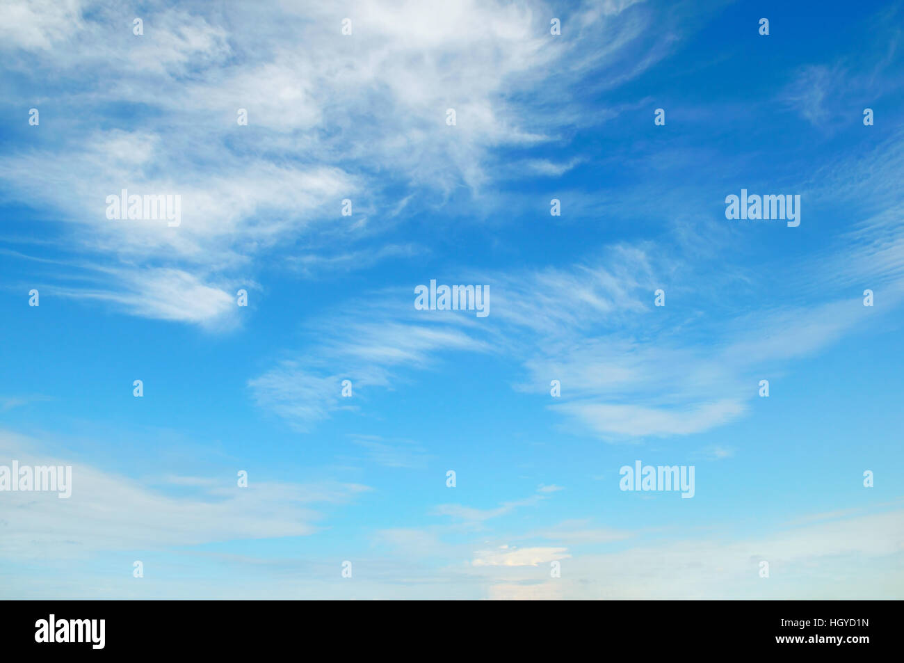 beautiful blue sky with light clouds Stock Photo - Alamy