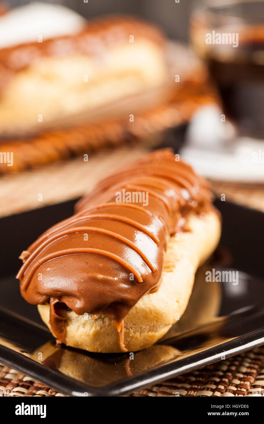 Bomba de chocolate. A Brazilian traditional eclair Stock Photo - Alamy