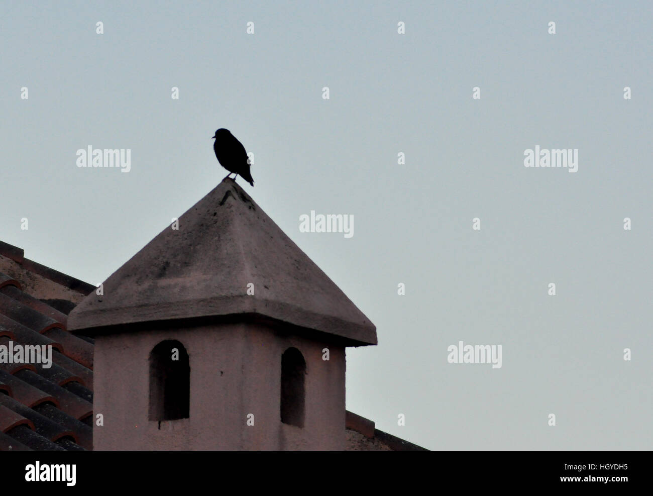 Black chimney on roof hi-res stock photography and images - Alamy