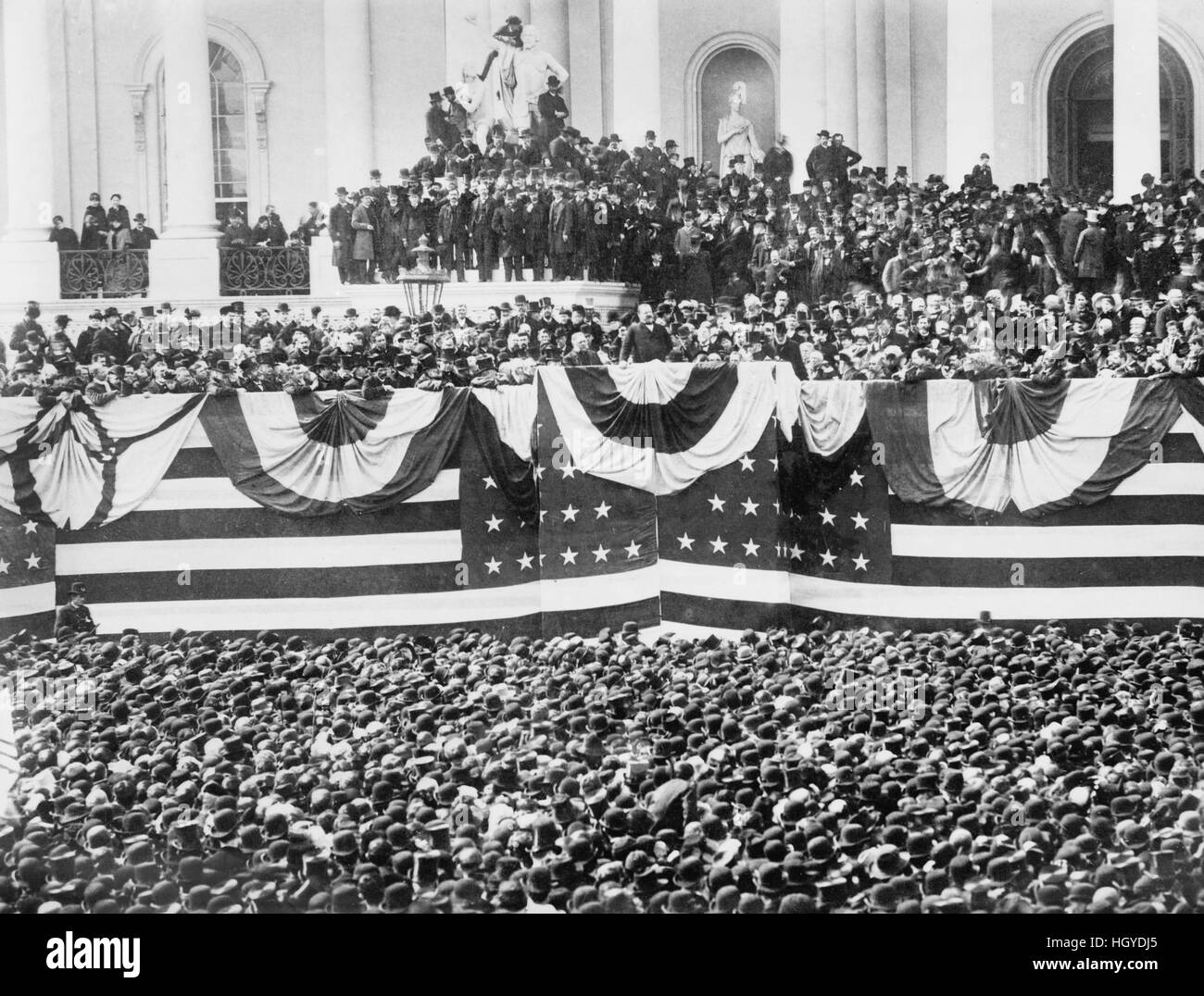 U. S. President Grover Cleveland Inauguration, Capitol Building ...