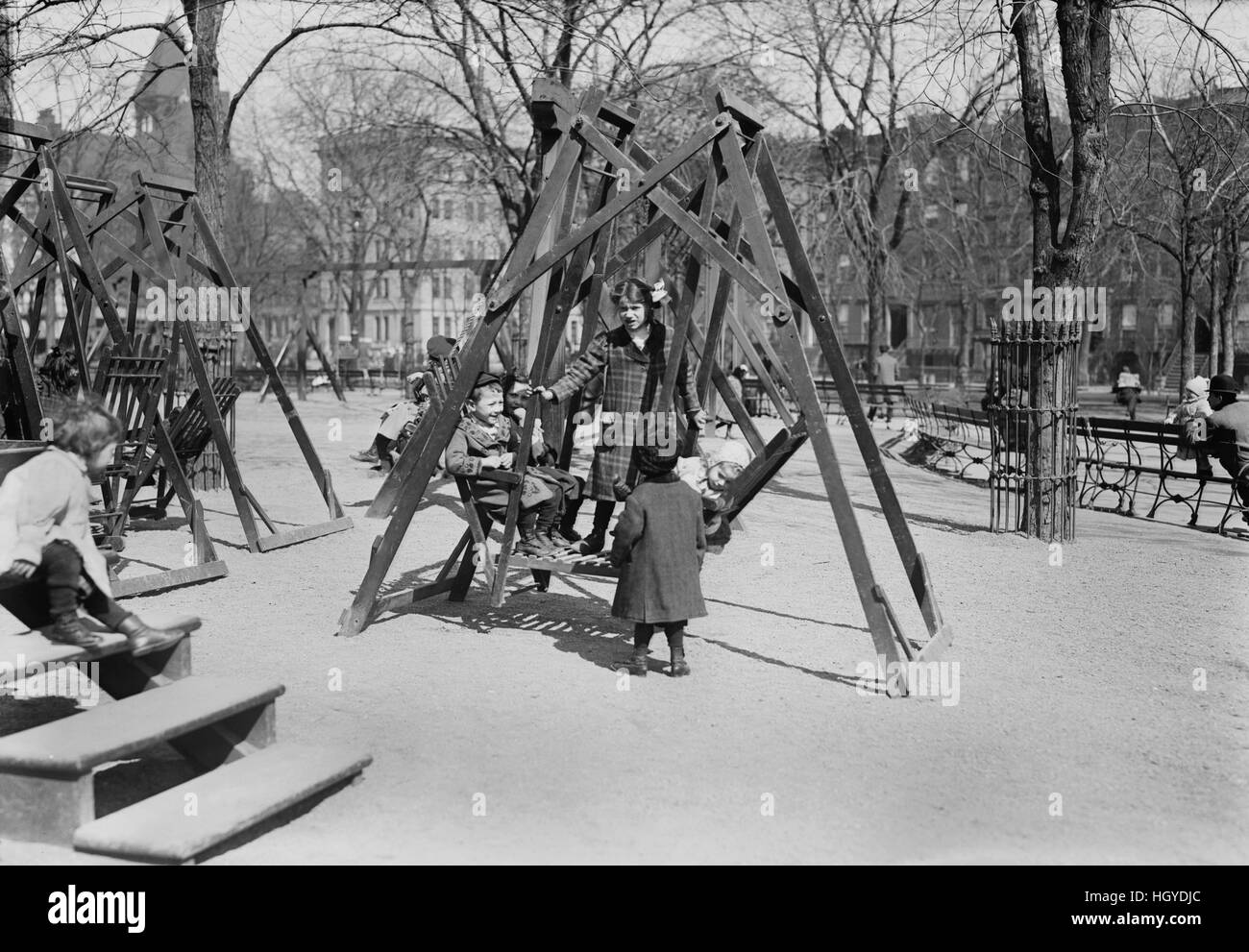 Vintage playground hi-res stock photography and images - Alamy
