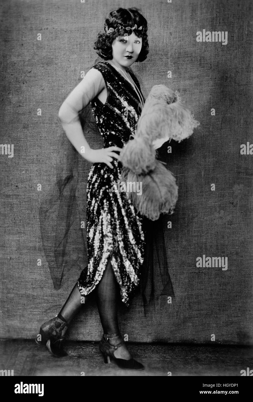 Actress Marie Prevost, Fashion Portrait, Bain News Service, 1920 Stock ...