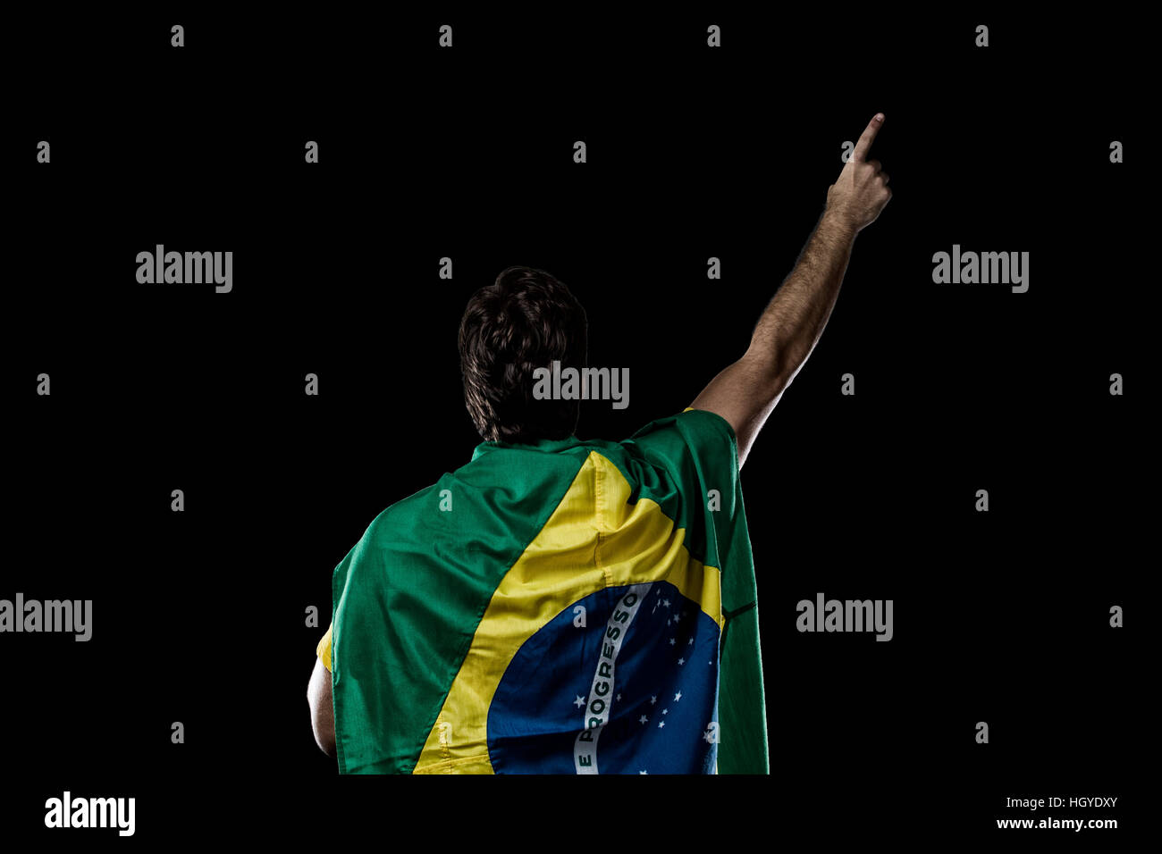 Brazil football stadium flag hi-res stock photography and images - Alamy