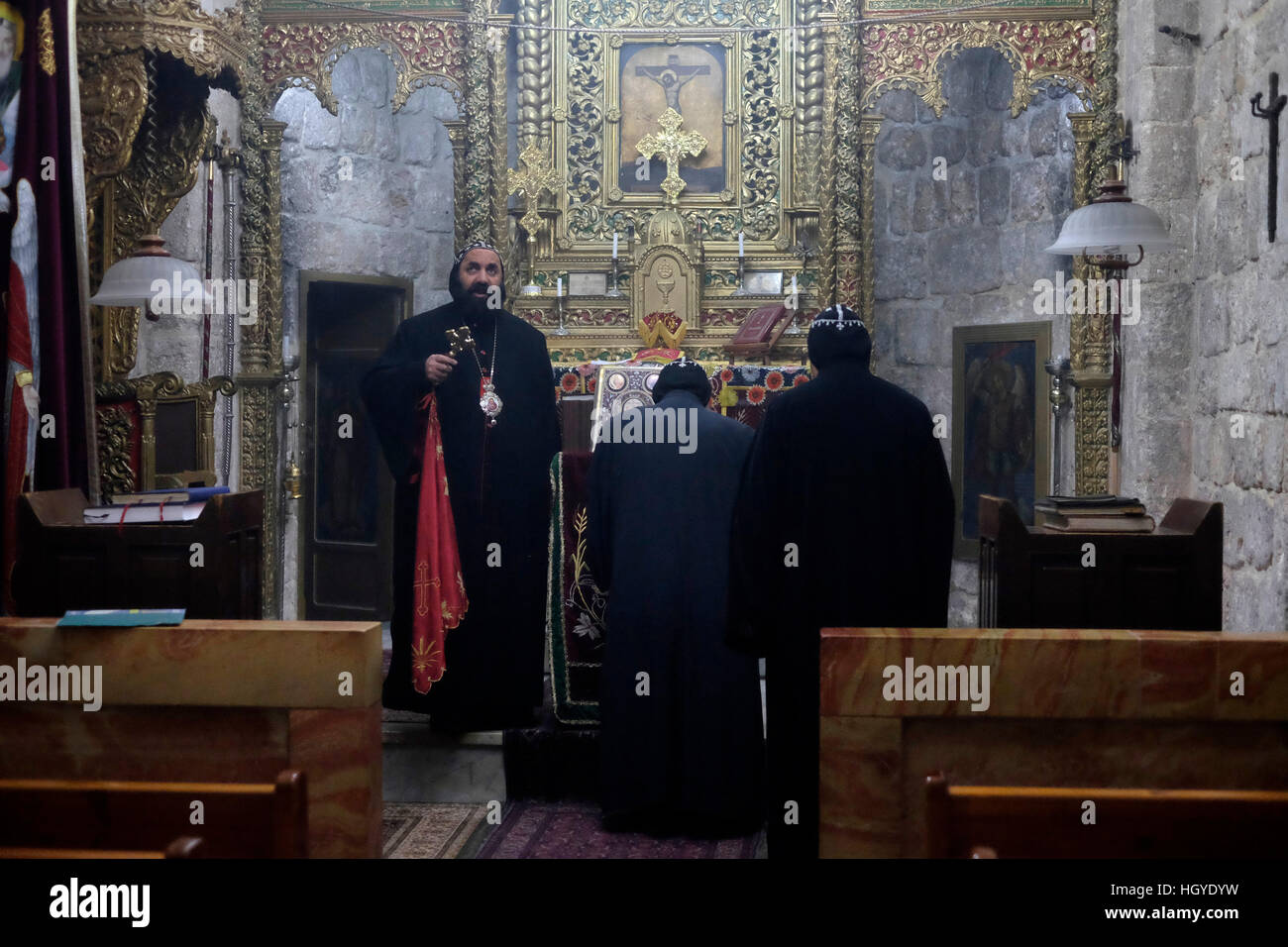 The archbishop of the Syriac Orthodox Church, Swerios Malki Murad holds ...