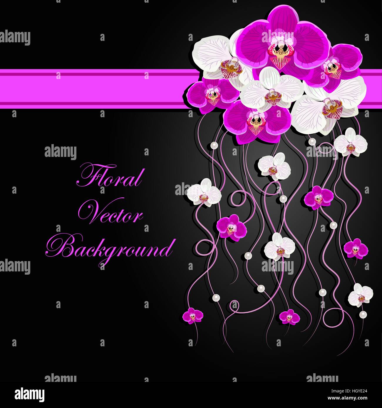 Floral vector background Stock Vector Image & Art - Alamy