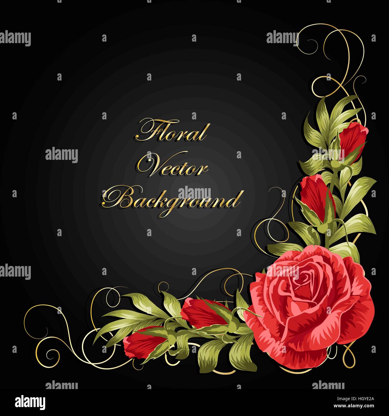 Rose corner border hi-res stock photography and images - Alamy