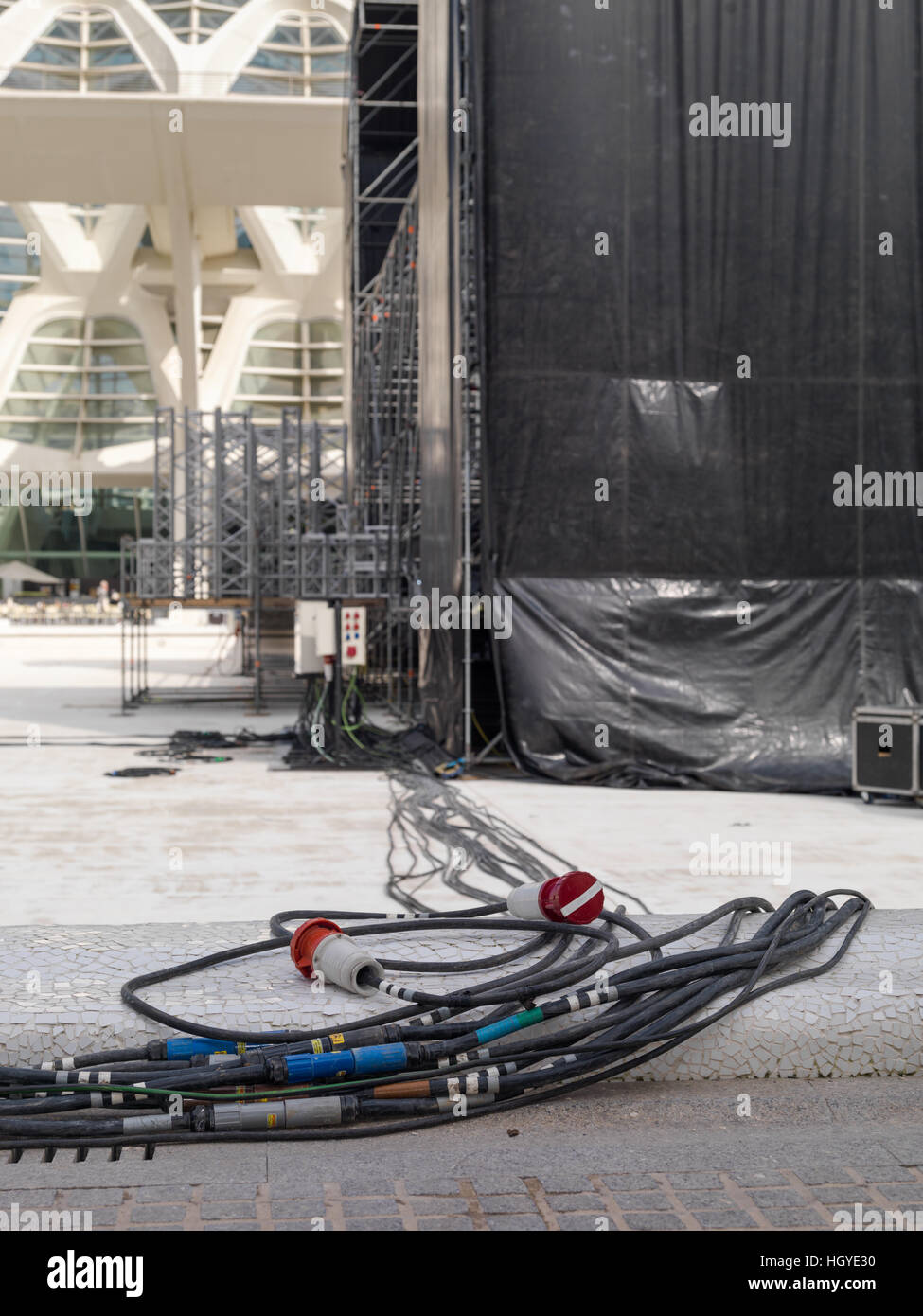 Temporary electrical installations hi-res stock photography and images ...