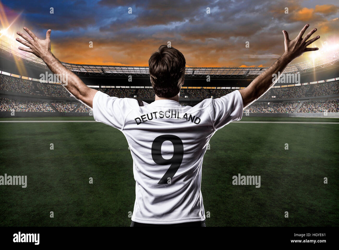 Germany soccer player, celebrating with the fans Stock Photo - Alamy