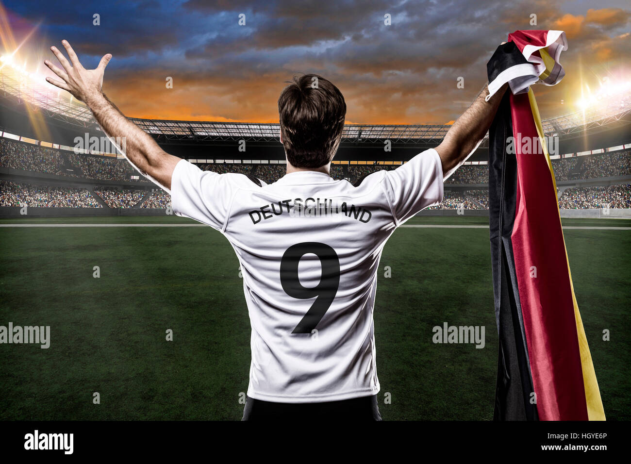 Germany soccer player, celebrating with the fans Stock Photo - Alamy