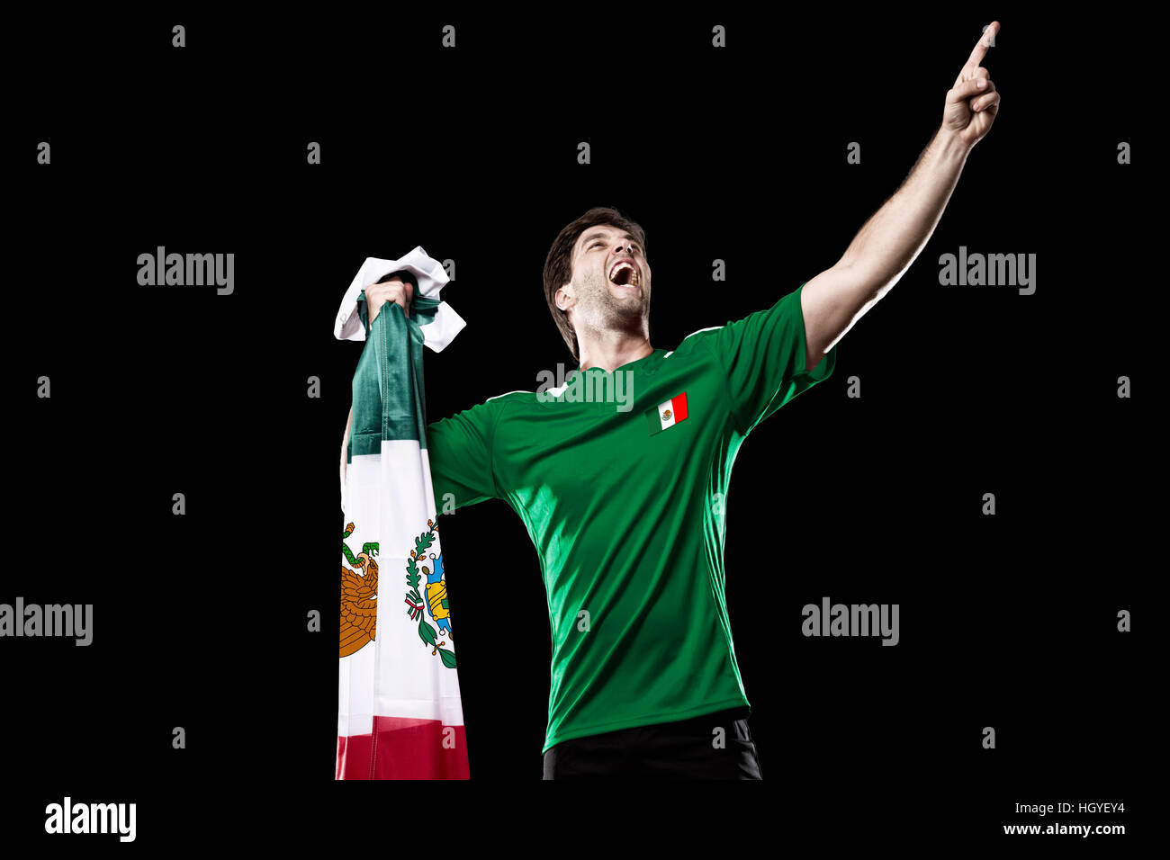 Mexican soccer player celebrating hi-res stock photography and images ...