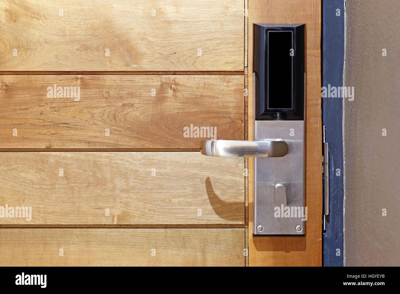 Hotel room door keycard hi-res stock photography and images - Alamy