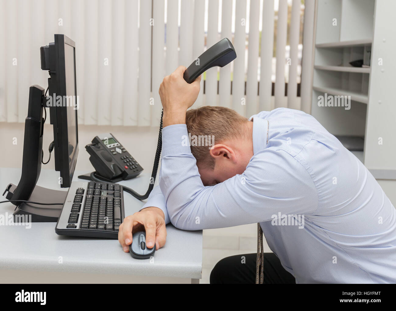 Person sitting in front of computer hi-res stock photography and images ...