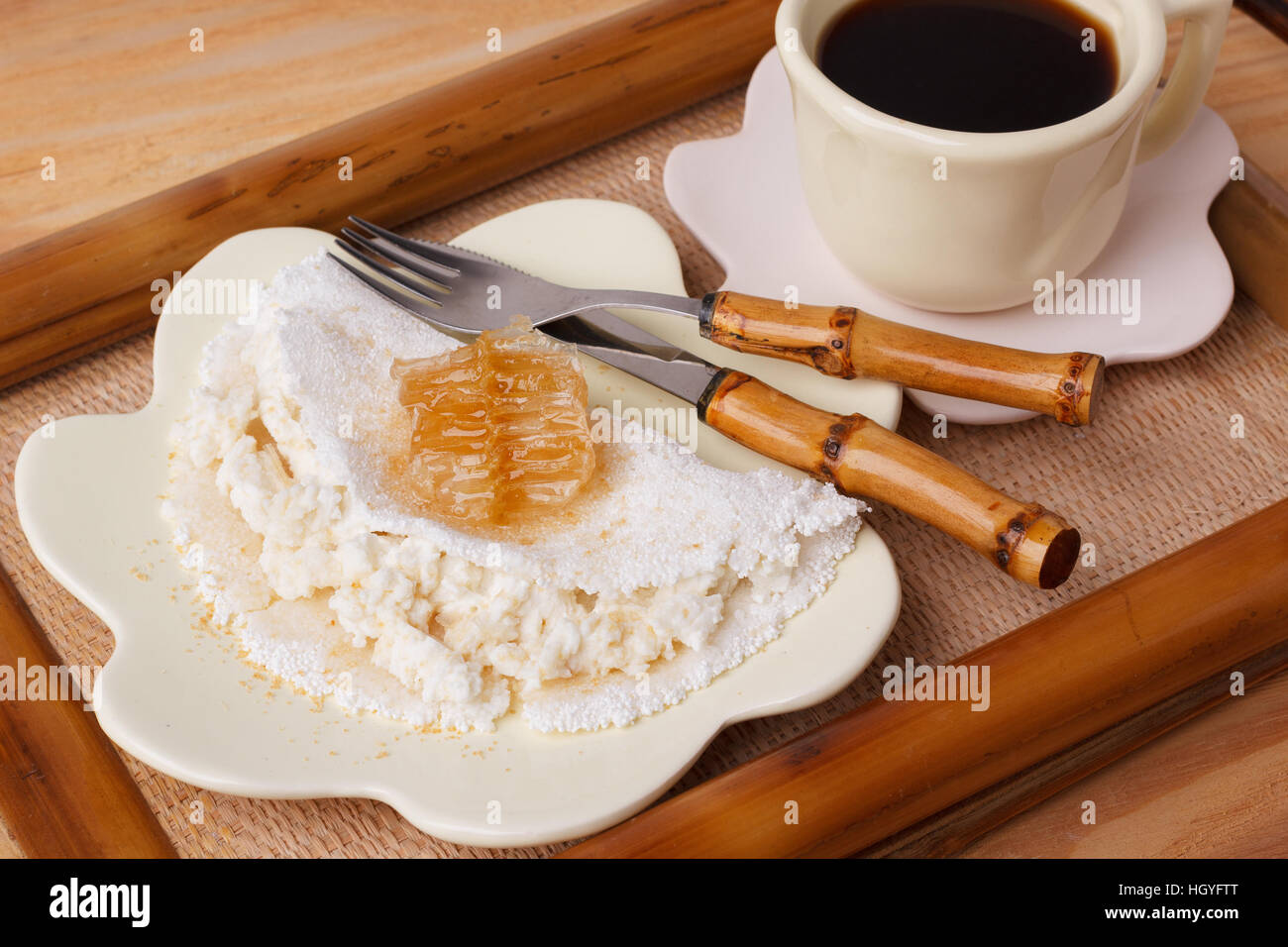 Casabe (bammy, beiju, bob, biju) - flatbread of cassava (tapioca) with ...