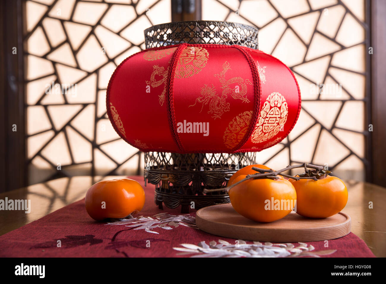Chinese traditional items for Chinese New Year Stock Photo - Alamy
