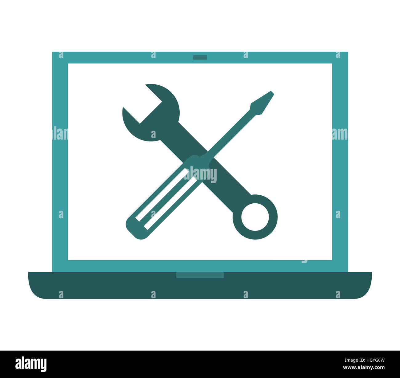 pc repair icon Stock Photo - Alamy