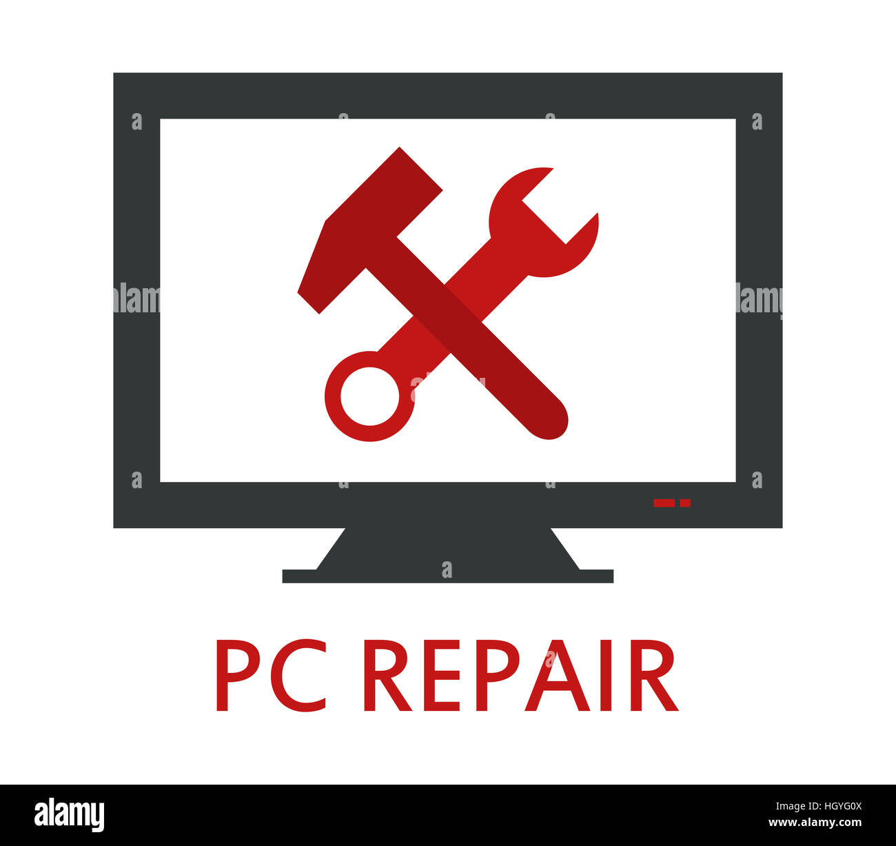 pc repair icon Stock Photo - Alamy