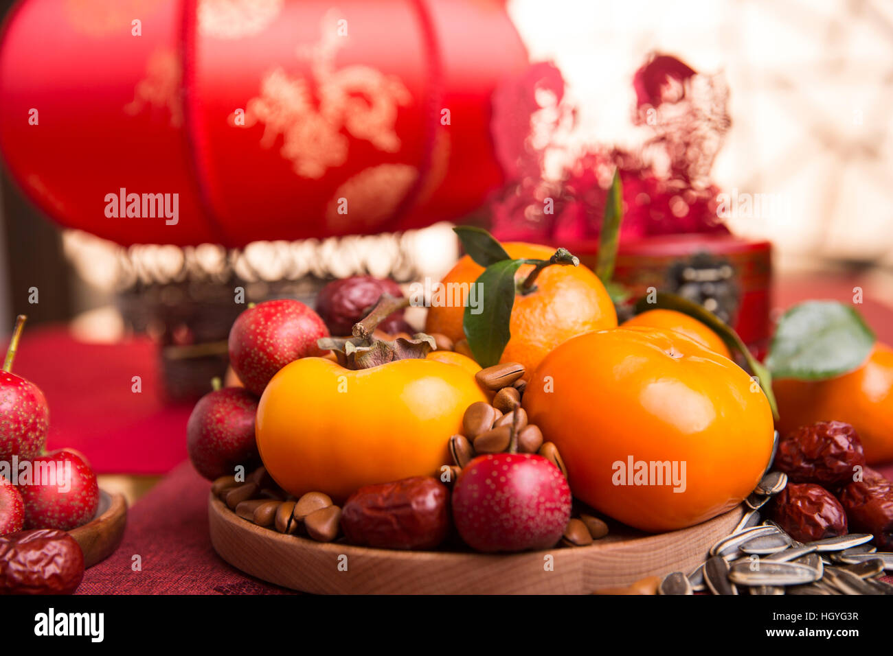 Chinese traditional items for Chinese New Year Stock Photo - Alamy
