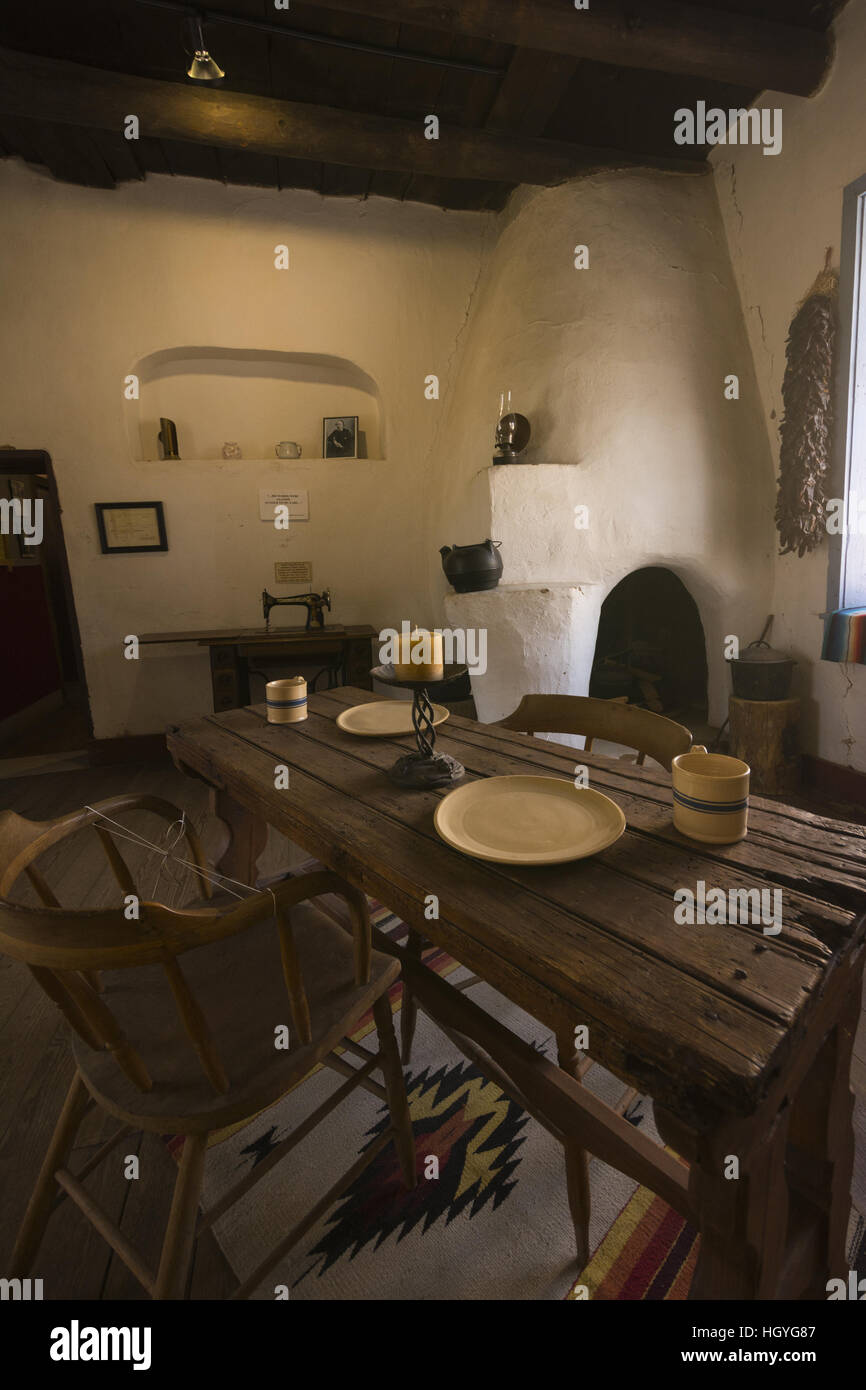 New Mexico, Taos, Kit Carson House and Museum Stock Photo - Alamy