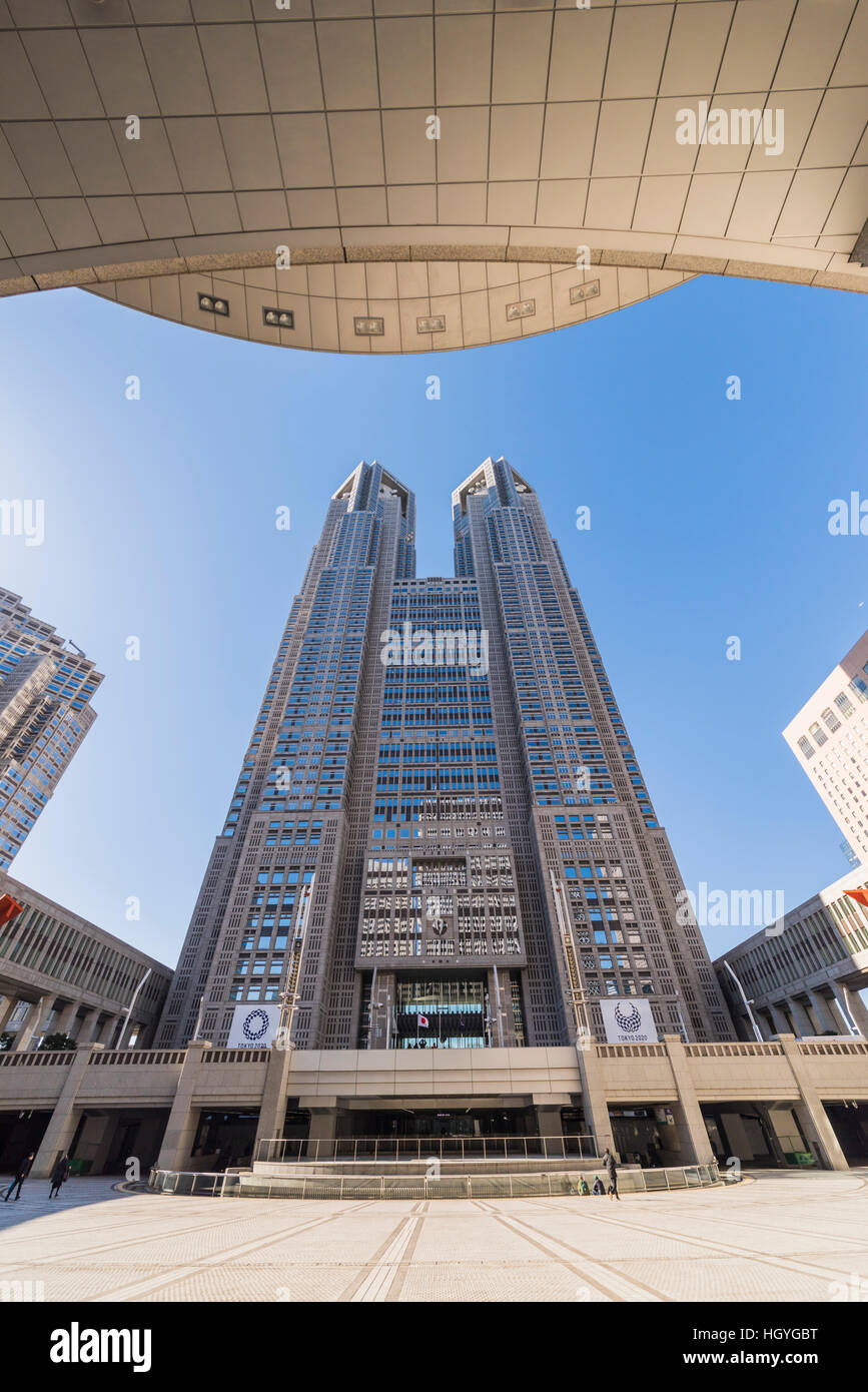 Tokyo Metropolitan Government Building, Shinjuku, Tokyo, Japan Stock ...